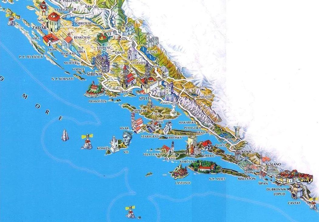 Attractions and Activities in Dalmatia, Croatia